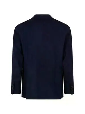 Tagliatore Herringbone-weave Blazer - Blue