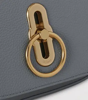 Mulberry Small Leather Amberley Satchel Cross-body Bag - Grey