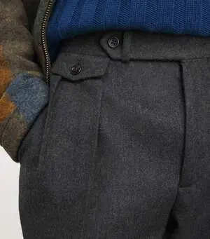 Polo Ralph Lauren Wool Pleated Trousers