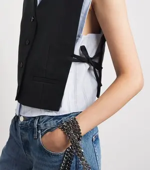 Sandro Sleeveless Layered Waistcoat