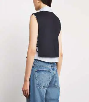Sandro Sleeveless Layered Waistcoat