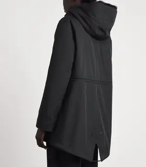 YVES SALOMON Down Fur-trim Technical Parka Coat