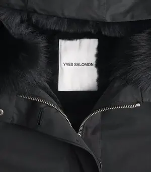 YVES SALOMON Down Fur-trim Technical Parka Coat