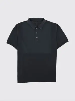 MAISON MARGIELA Short-sleeved Cotton Polo Shirt With Four Stitches Logo