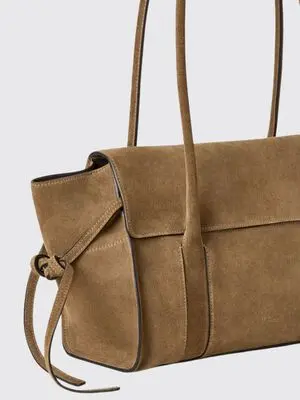 Mulberry Small Bayswater Shoulder Bag In Leather And Suede