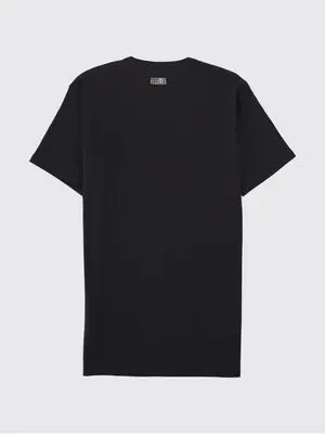 MAISON MARGIELA Short-sleeved Crewneck Cotton T-shirt - Black