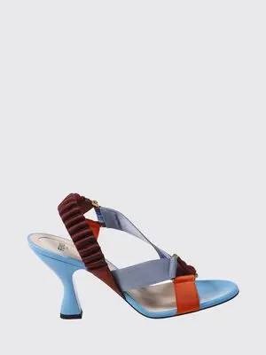 Fendi Strappy Heeled Sandals - Blue