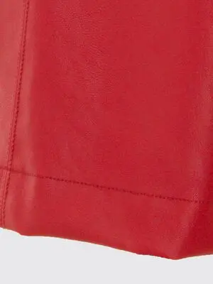 Pinko High-waisted Slim Fit Faux Leather Midi Pencil Skirt