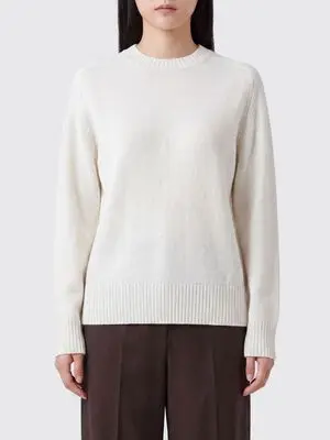 Loulou De Saison Pure Cashmere Crewneck Sweater - White