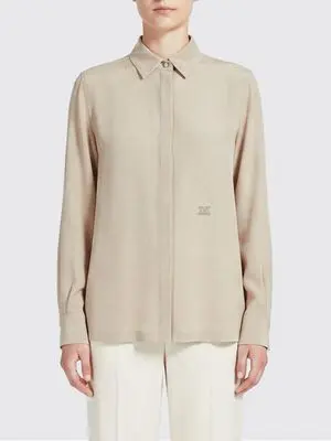 Max Mara Collared Long Sleeve Shirt - Grey
