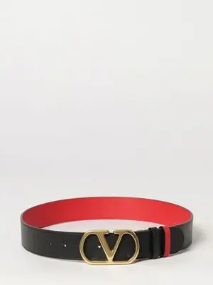 Valentino Garavani Vlogo Signature Reversible Belt In Smooth Calf Leather 4 Cm