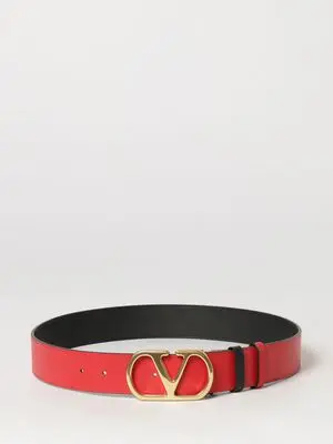 Valentino Garavani Vlogo Signature Reversible Belt In Smooth Calf Leather 4 Cm