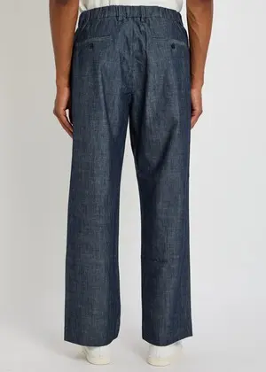 Nn07 Kay Pleated Cotton Trousers