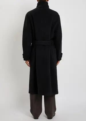 LEMAIRE Belted Wool Wrap Coat