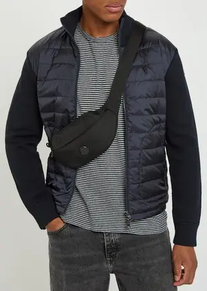 Moncler Durance Small Woven Belt Bag - Stone