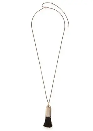 LEMAIRE Plated Necklace With Horsehair Brush Pendant