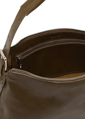 LEMAIRE Belted Baguette Leather Shoulder Bag