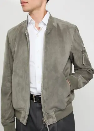 TOM FORD Suede Bomber Jacket
