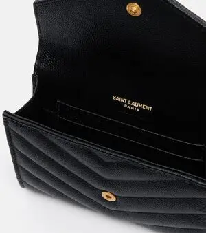 Saint Laurent Cassandre Matelasse Leather Wallet