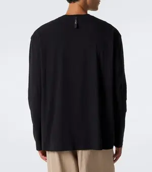 Jacquemus Logo Cotton And Hemp Jersey T-shirt - Black
