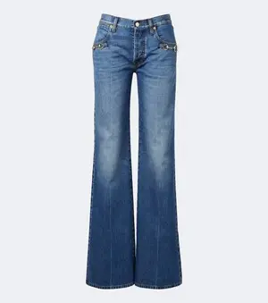 Gucci Horsebit Flared Jeans - Blue