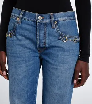 Gucci Horsebit Flared Jeans