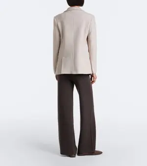 Eleventy Knitted Cashmere Wide-leg Pants