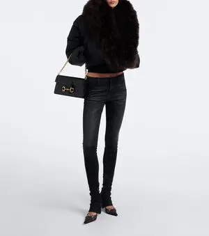 Gucci Jersey Turtleneck Top