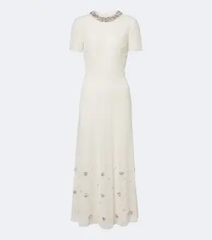 Roland Mouret Embellished Midi Dress