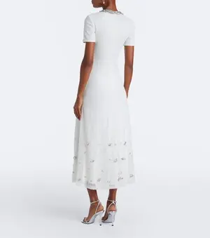 Roland Mouret Embellished Midi Dress