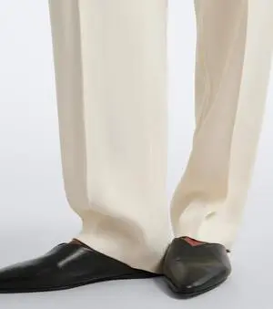 Loulou De Saison Pleated Straight Trousers