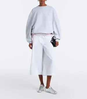 Jacquemus Tennis Metallic Leather Sneakers