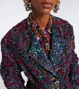 Dries Van Noten Embellished Embroidered Coat
