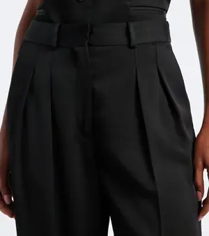 Loulou De Saison Pleated Straight Leg Trousers