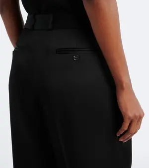 Loulou De Saison Pleated Straight Leg Trousers