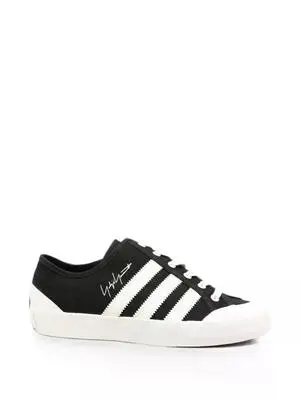 Yohji Yamamoto Signature-print Sneakers - Black