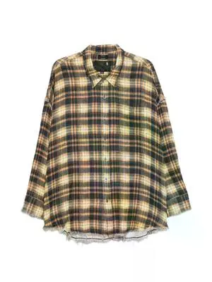 R13 Frayed-hem Shirt - Neutrals