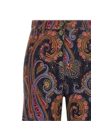 Etro Paisley-print Flared Jeans