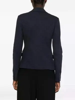 Emporio Armani Double-breasted Textured Jacket