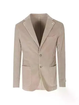 L.B.M. 1911 Single-breasted Corduroy Blazer