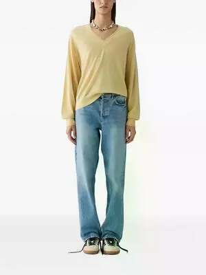 Guest In Residence The Airy V Cashmere Sweater - Yellow
