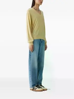 Guest In Residence The Airy V Cashmere Sweater - Yellow