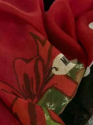 Moschino Teddy Bear Logo Scarf