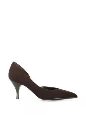 SERGIO LEVANTESI Jada 67pointed-toe D'orsay Pumps - Brown