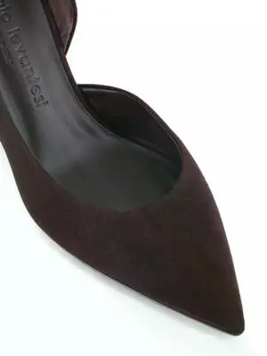 SERGIO LEVANTESI Jada 67pointed-toe D'orsay Pumps - Brown