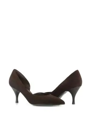 SERGIO LEVANTESI Jada 67pointed-toe D'orsay Pumps - Brown