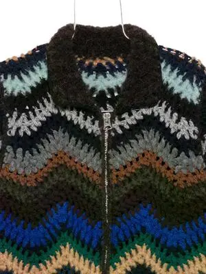 Sacai Panelled Wool-blend Coat
