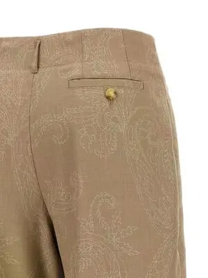 Etro Paisley Jacquard Trousers