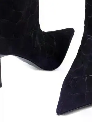 LE SILLA Bella Croc-effect Knee-high Boots