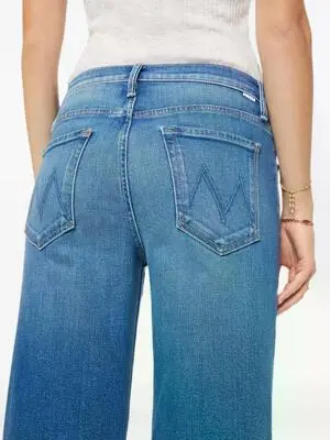 MOTHER Rerun Sneak Wide-leg Jeans